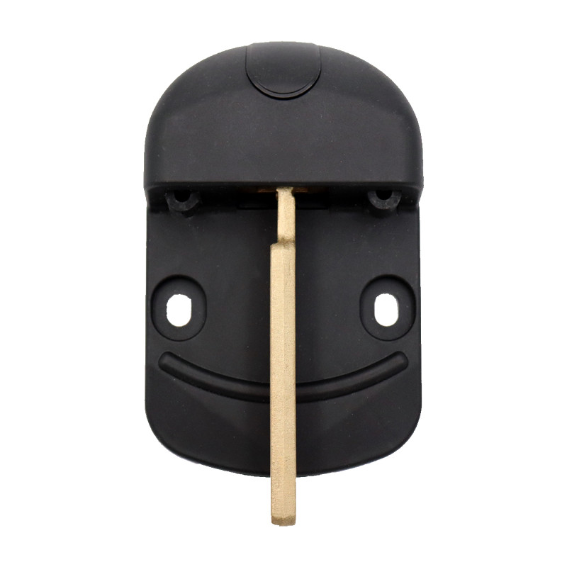 Sabot de Portail Polyamide Noir avec Basculeur épaisseur 30 à 85 mm