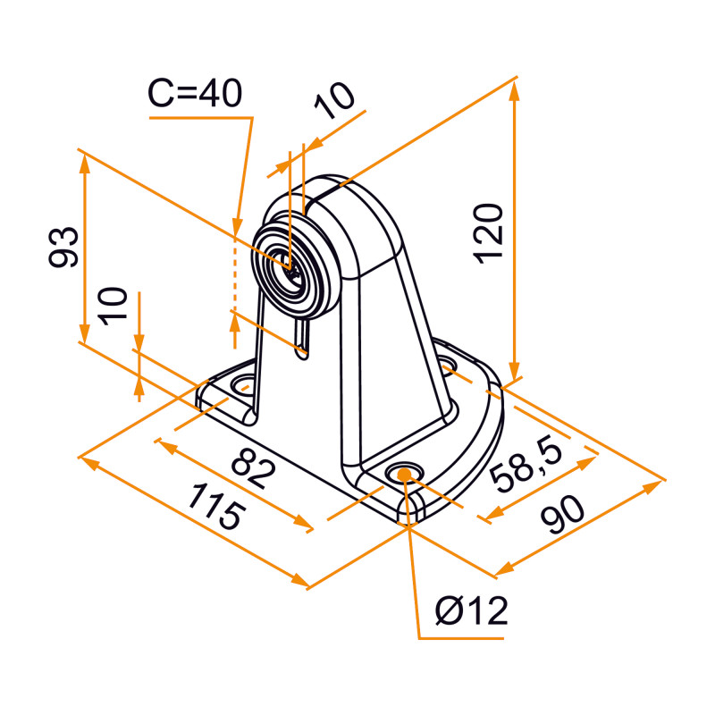 Butée Portail Coulissant - Arrêt Tampon Butoir - Fermeture de Portail