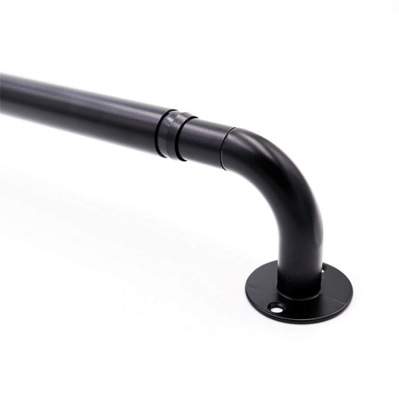 Kit de Tringle à Rideau Extensible Incurvée pour Volet Roulant