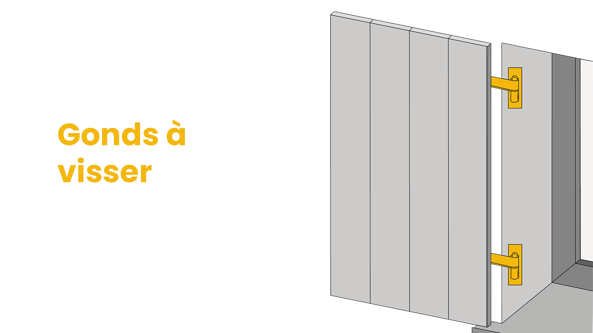 Store Menuiserie - Choisir ses gonds pour volets battants